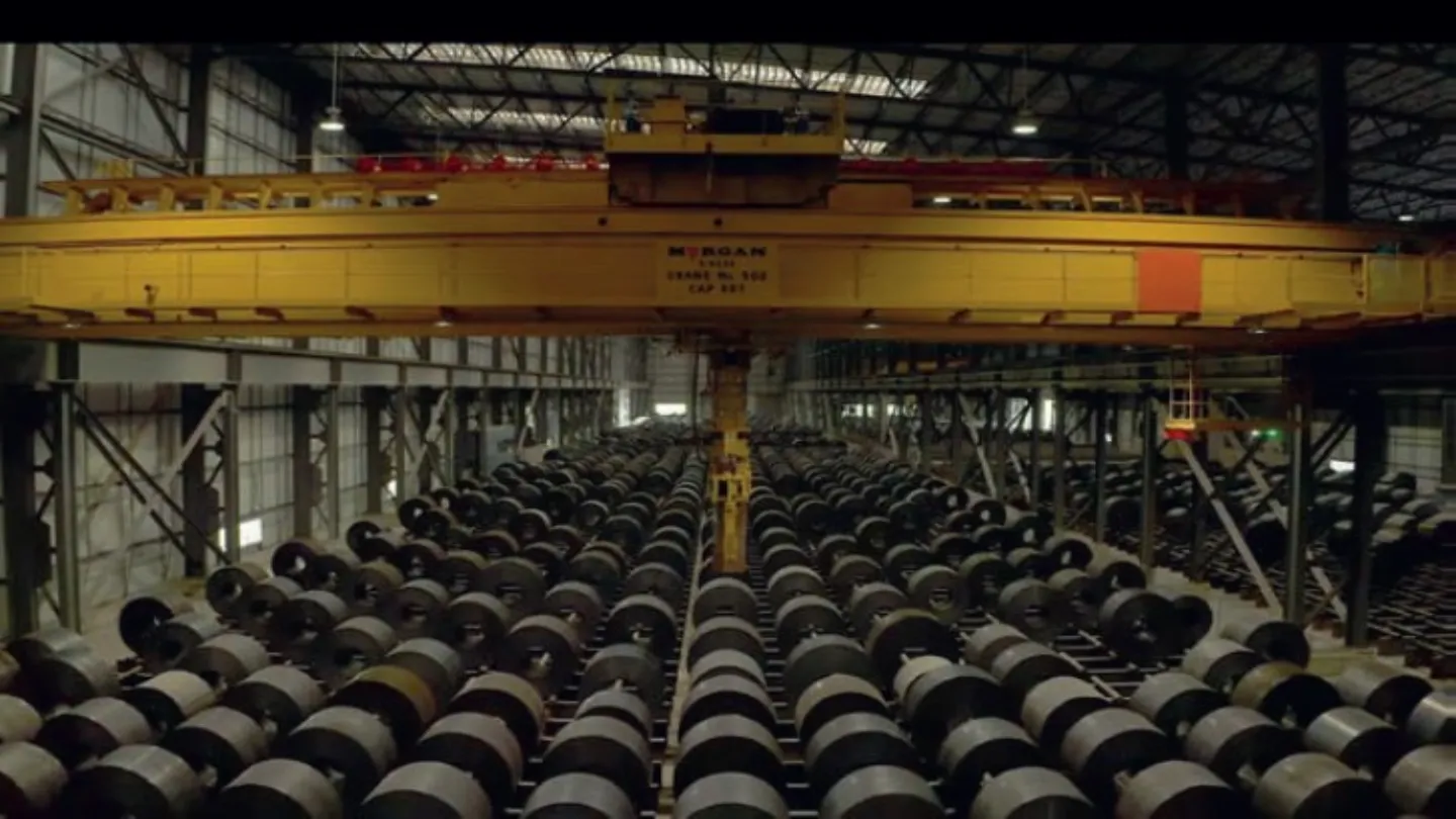 US steel mill installs fully automated cranes system - Overhead Crane ...