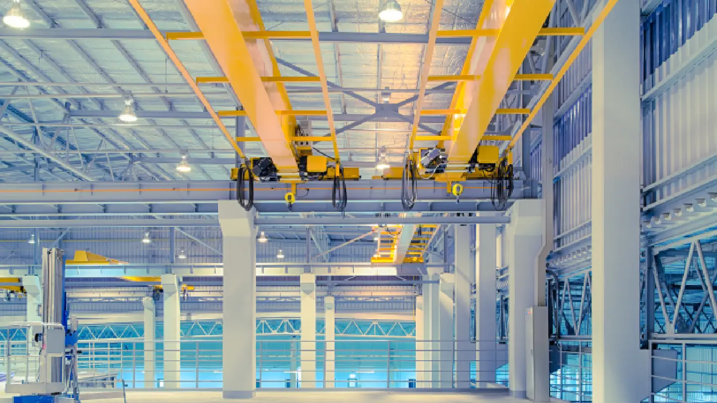 Tri-State delivers two overhead cranes with wire rope hoists