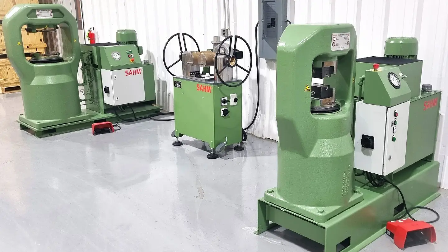 Sahm Splice installs swaging and cutting machines in US facility